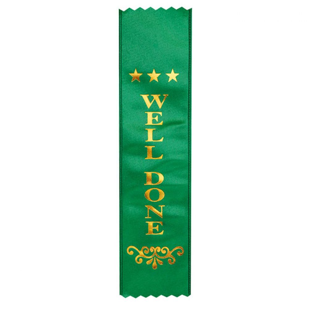 Well Done Ribbon - Mid City Gift & Trophy Centre